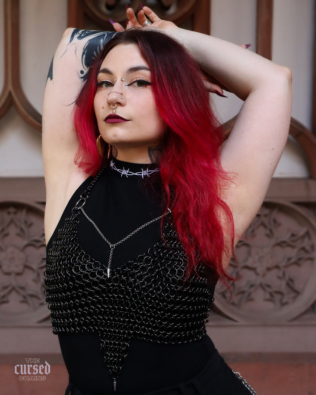 Valkyrie Top (Noir) – The Cursed Chains