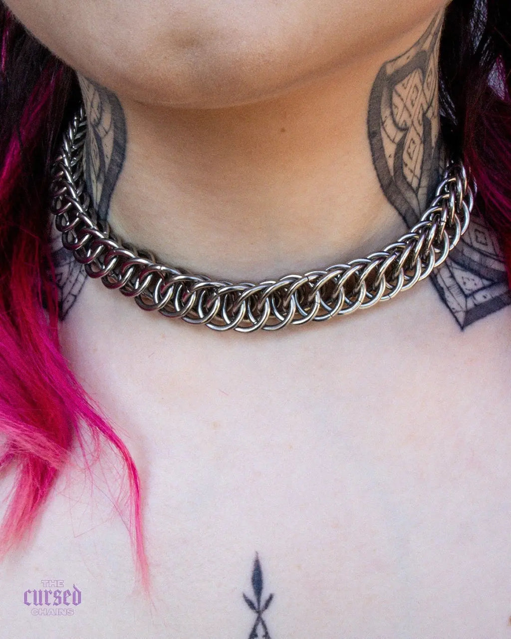Ailith Choker - Ras de cou intemporel en acier inoxydable – The Cursed ...